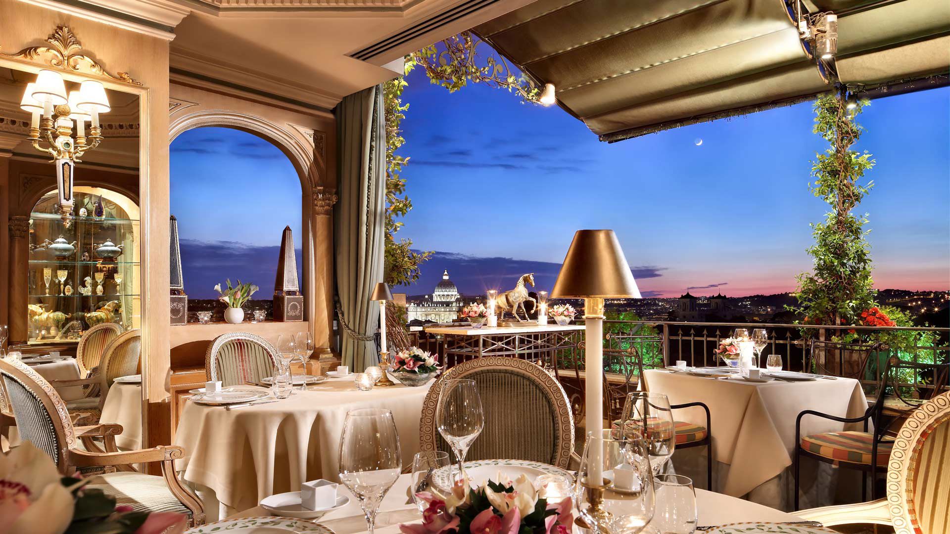 Book a table at Mirabelle Restaurant in Rome