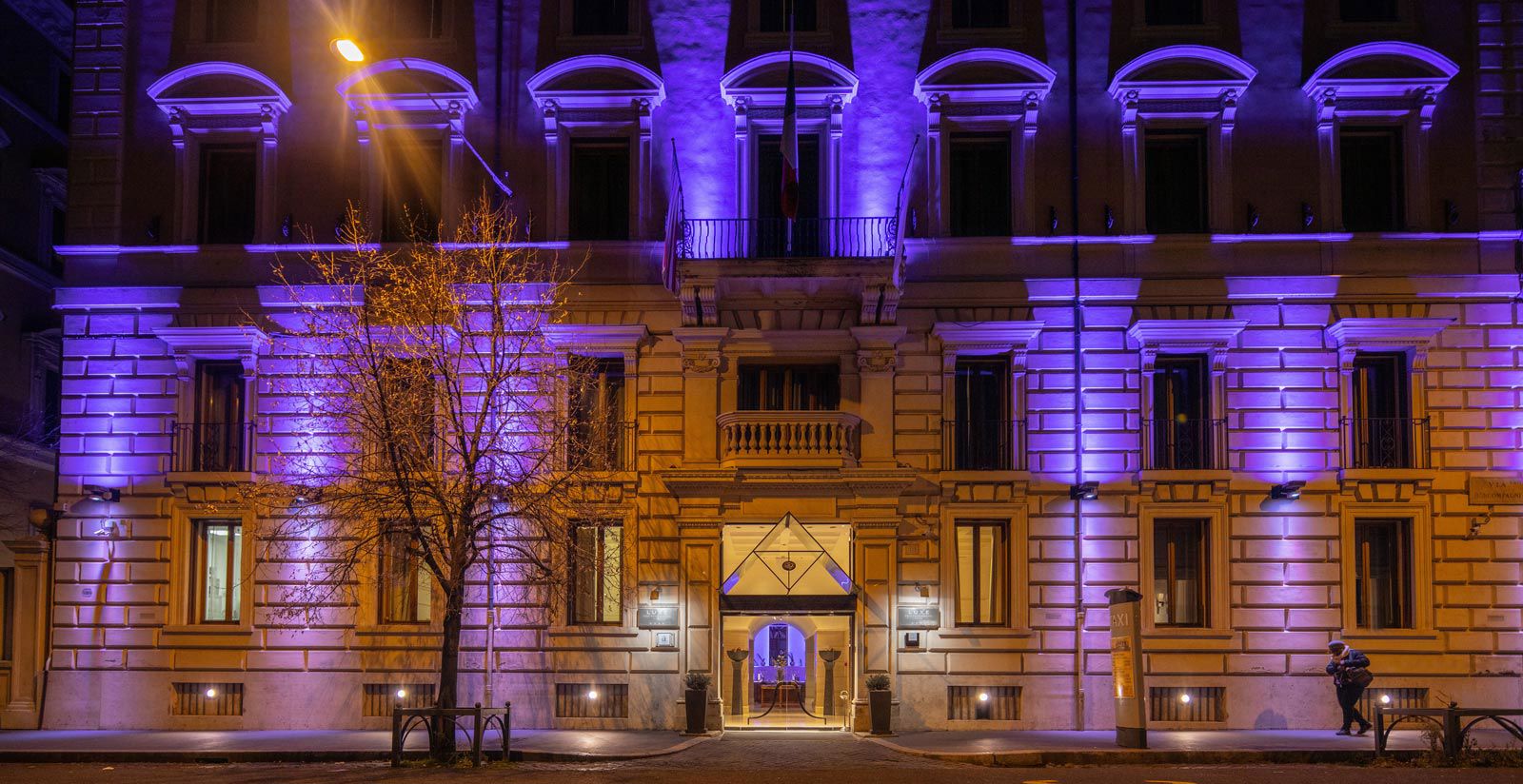 Discover the location of Rose Garden Palace in the center of Rome