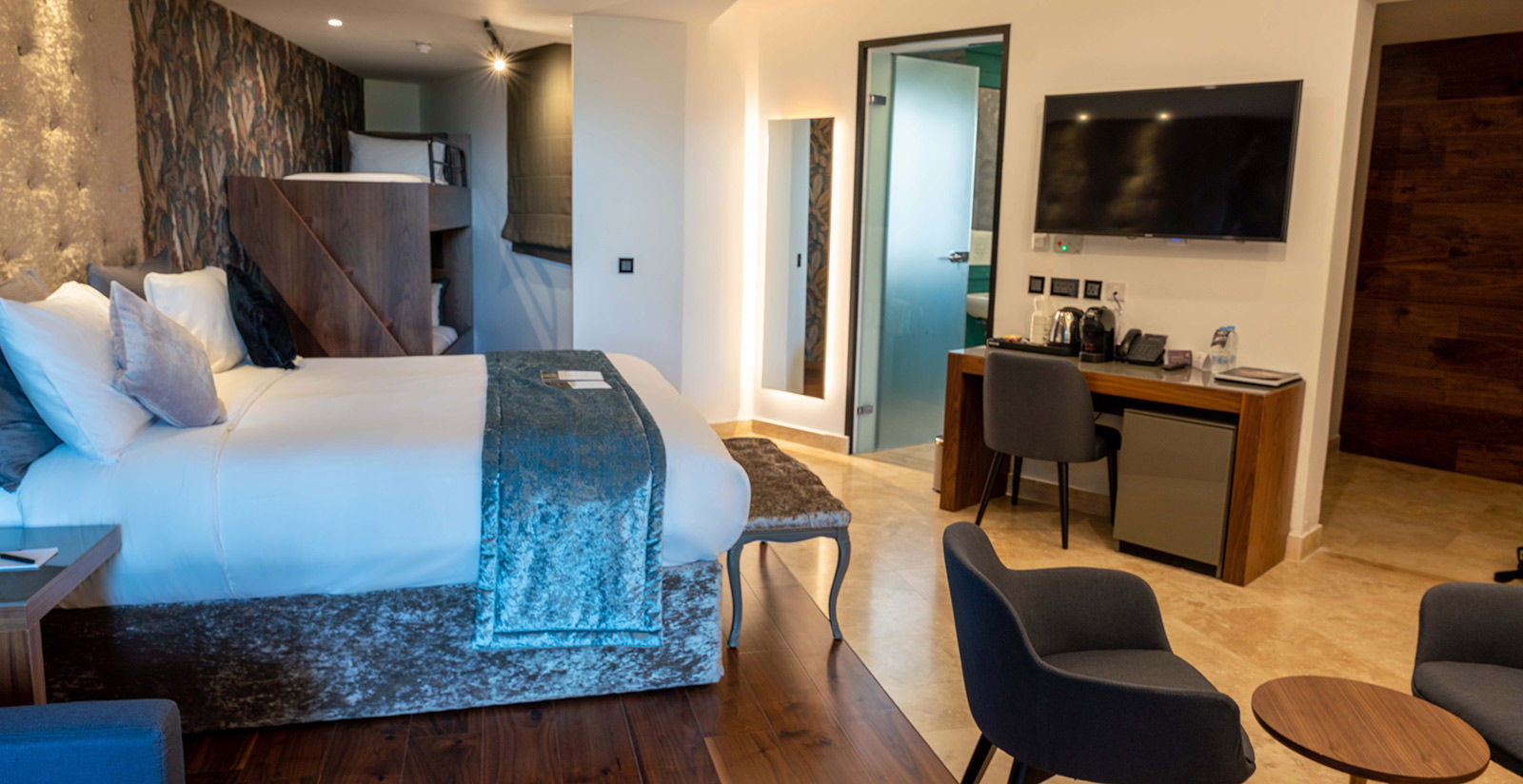 Deluxe family room with terrace of The Village Boutique and Spa