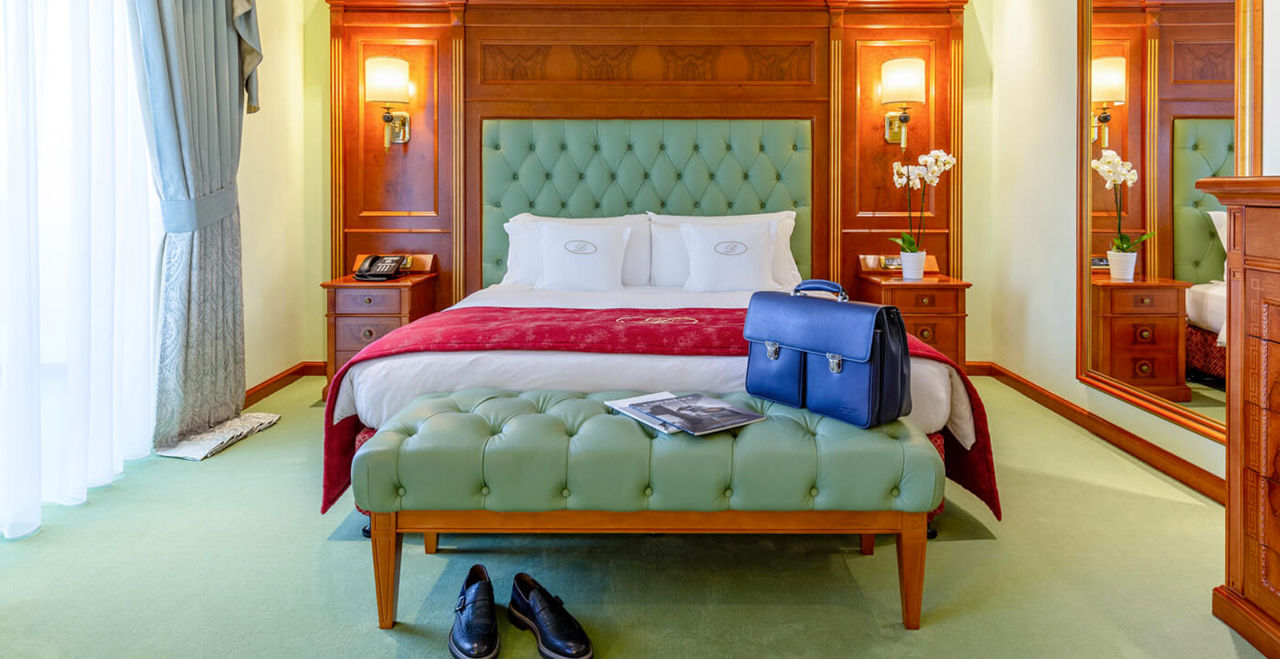 Find out the Diamond Deluxe of Swiss Diamond Hotel Prishtina
