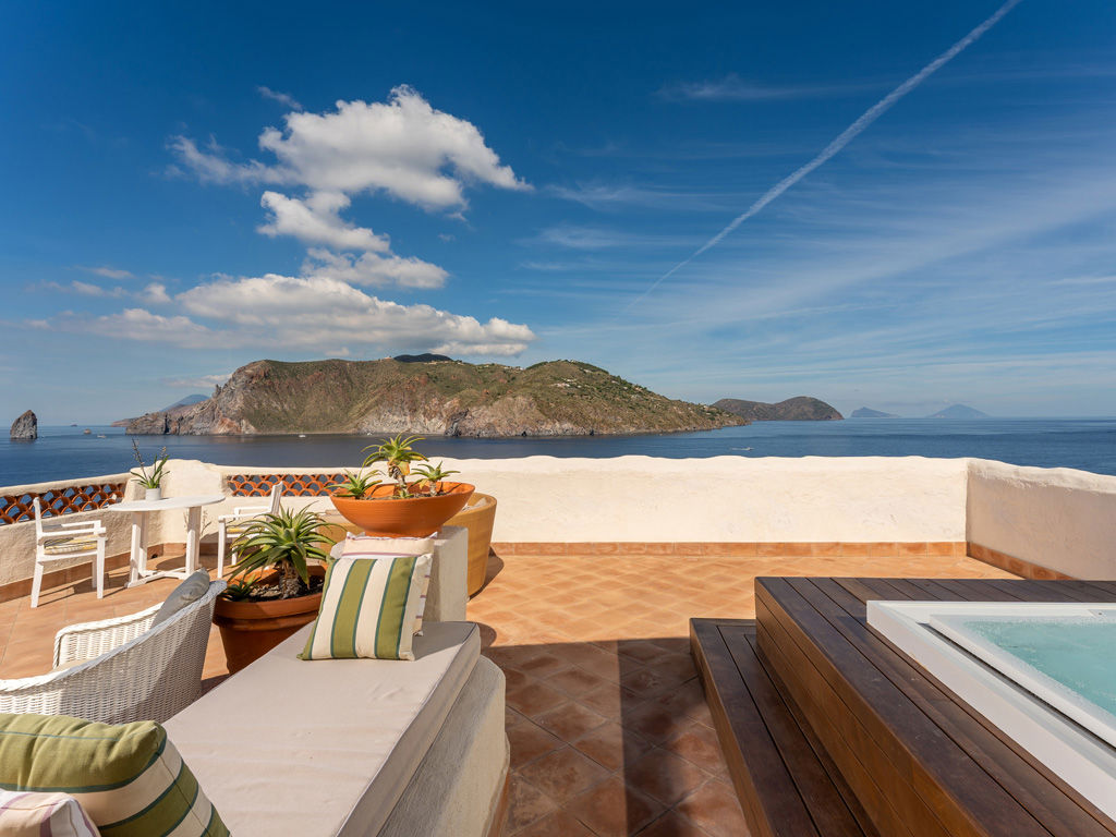 Check out the Master Room at Therasia Resort Sea & Spa in Vulcano