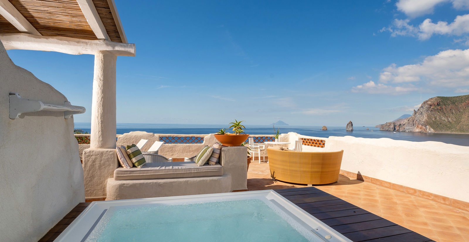 Check out the Master Room at Therasia Resort Sea & Spa in Vulcano