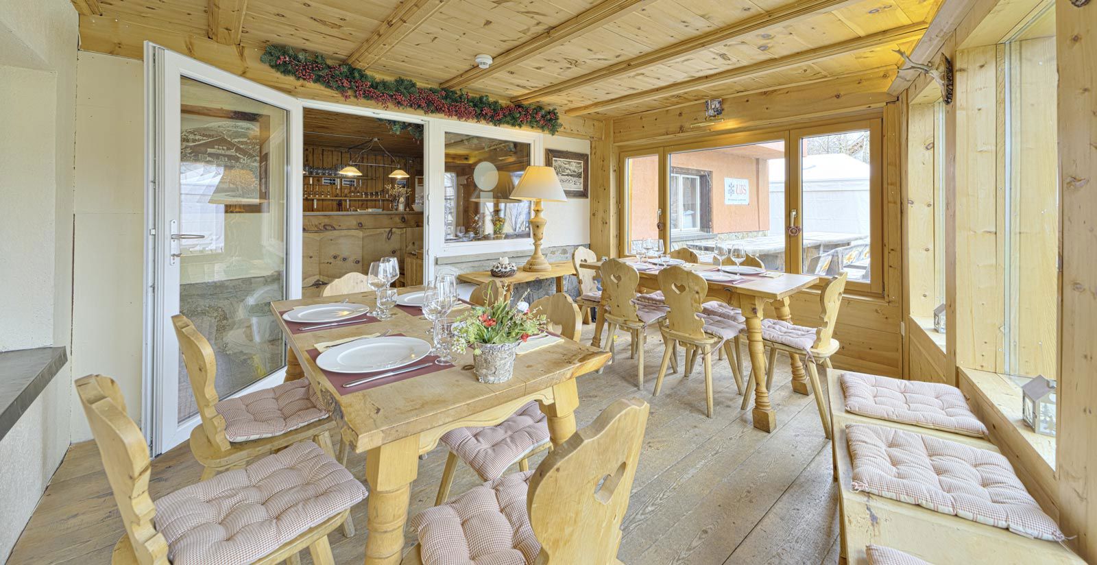 Entdecken Sie das Restaurant des Chalet Speciale in Celerina