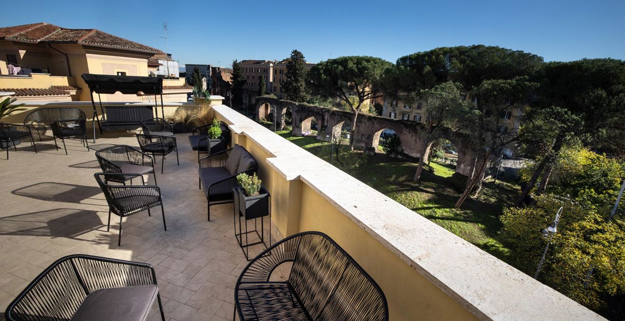 Discover The Cross Terraces of The Cross Hotel in Rome