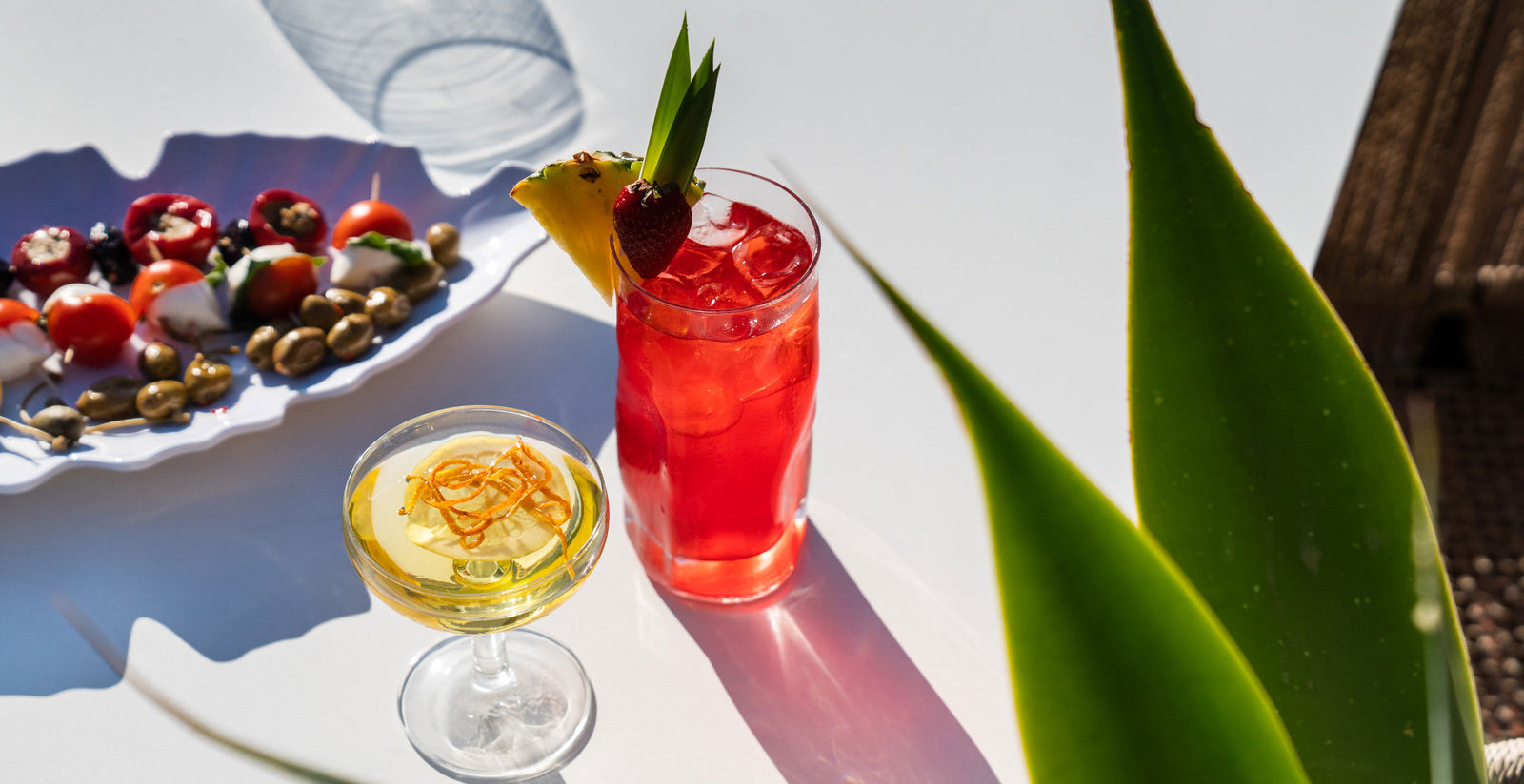 Discover the Sunset terrace bar at Baia del Sole in Capo Vaticano