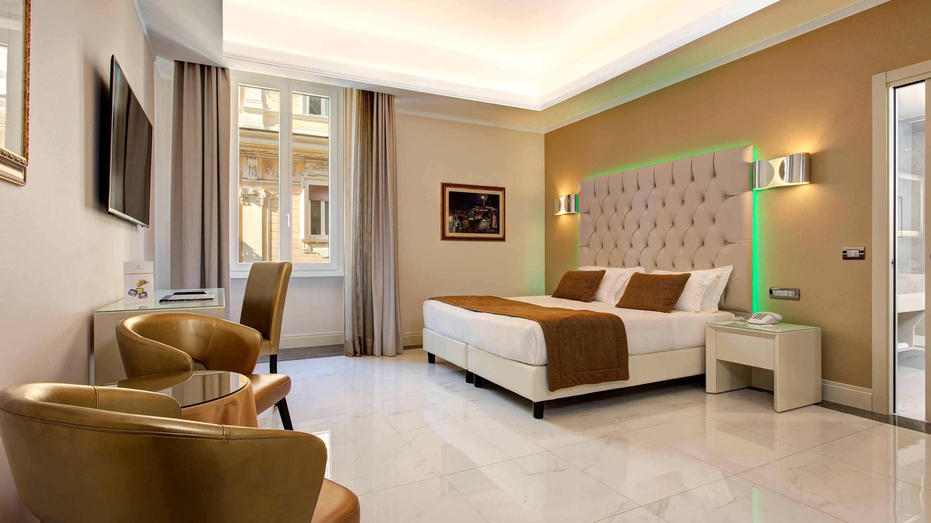 Choose from the rooms of Marcella Royal Hotel in central Rome